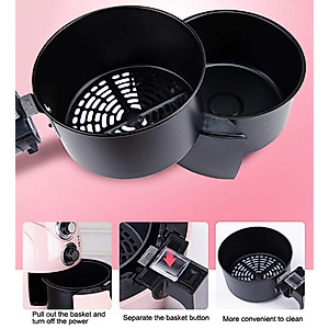 Intelligent Air Fryer Fries Machine Household Small Capacity Fully Automatic No Fuel Electric Fryer Oven 2.5L 3.5L Pink 3.5L Every Family