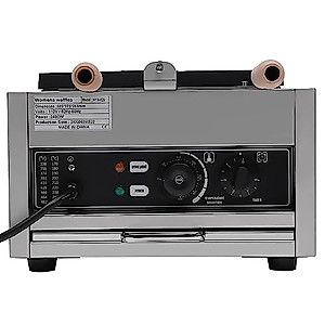 UEIDIHI 5Pcs Abalone Fish Waffle Maker, Commercial Electric Non Stick Strange Shaped Waffle Iron, Abalone Cake Baker Machine for Party Cafe Tea Snack Shop