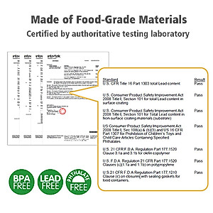 Matyz Glass Breastmilk Baby Feeding Bottle with Nipple, 2 Pack, 8 oz Slim and Light Bottle Easy to Hold, Food Grade Borosilicate Glass, Wide Neck Easy to Clean, BPA Free (Blue Lids)