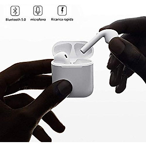 Wireless Earbuds, Bluetooth Earbuds Touch Control Stereo Sound Bluetooth Headphones with Mic, 35H Playtime IPX7 Waterproof Wireless Ear Buds with Type C Charging Case for airpod iPhone Android iOS