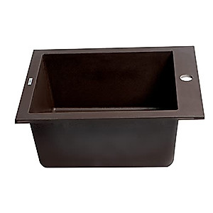 ALFI brand AB1720DI-C Kitchen Sink, Chocolate