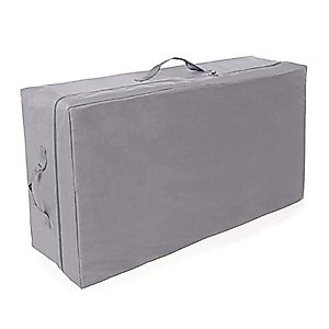 Milliard Polyester Carry Case for Tri-Fold Mattress, Fits up to 6 inch Queen (58 inches x 26 inches x 18 inches), Grey