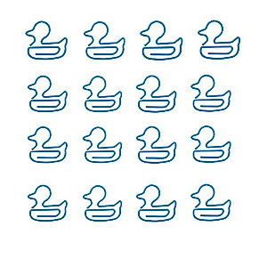 SDUSEIO 30 Pieces Funny Paper Clips Bookmark Paperclips Metal Cute Shape Clips for Students Teachers School Office Supplies Personal Document Organization Party Card Wedding Invitation,Yellow Duck