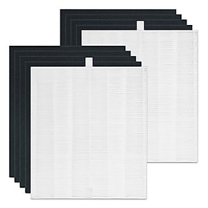 Housmile Replacement for Coway AP-1512HH Mighty Air Purifier Filter, Compatible with Coway AP-1512HH 3304899 AP1512HH AP1512 1512 1512HH (2 Premium HEPA Filters and 8 Carbon Pre-Filters)