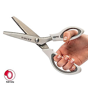 SINGER 9" Pinking Shears - Zig Zag Scissors for Fabric