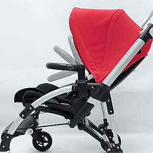 Stroller Handlebar Console Adjustable Armrest Bumper Bar Compatible with Bugaboo Bee 3 Bee 5 Bee 6 Baby Strollers (Artificial Leather)