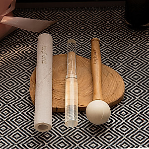 TOPFUND Handcrafted 440 Hz Green F Note Crystal Singing Bowl 10 inch for Heart Chakra with Heavy Duty Carrying Case and Suede Striker