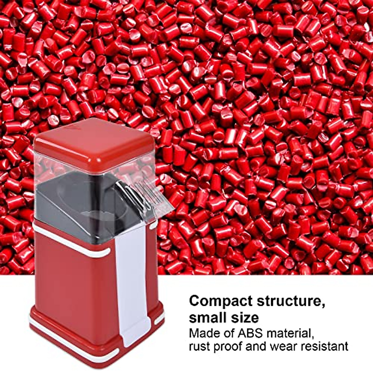 Jauarta Electric Popcorn Maker Hot Air Design Compact Structure 1200W Popcorn Popper Machine for Family Party (US Plug 110V)