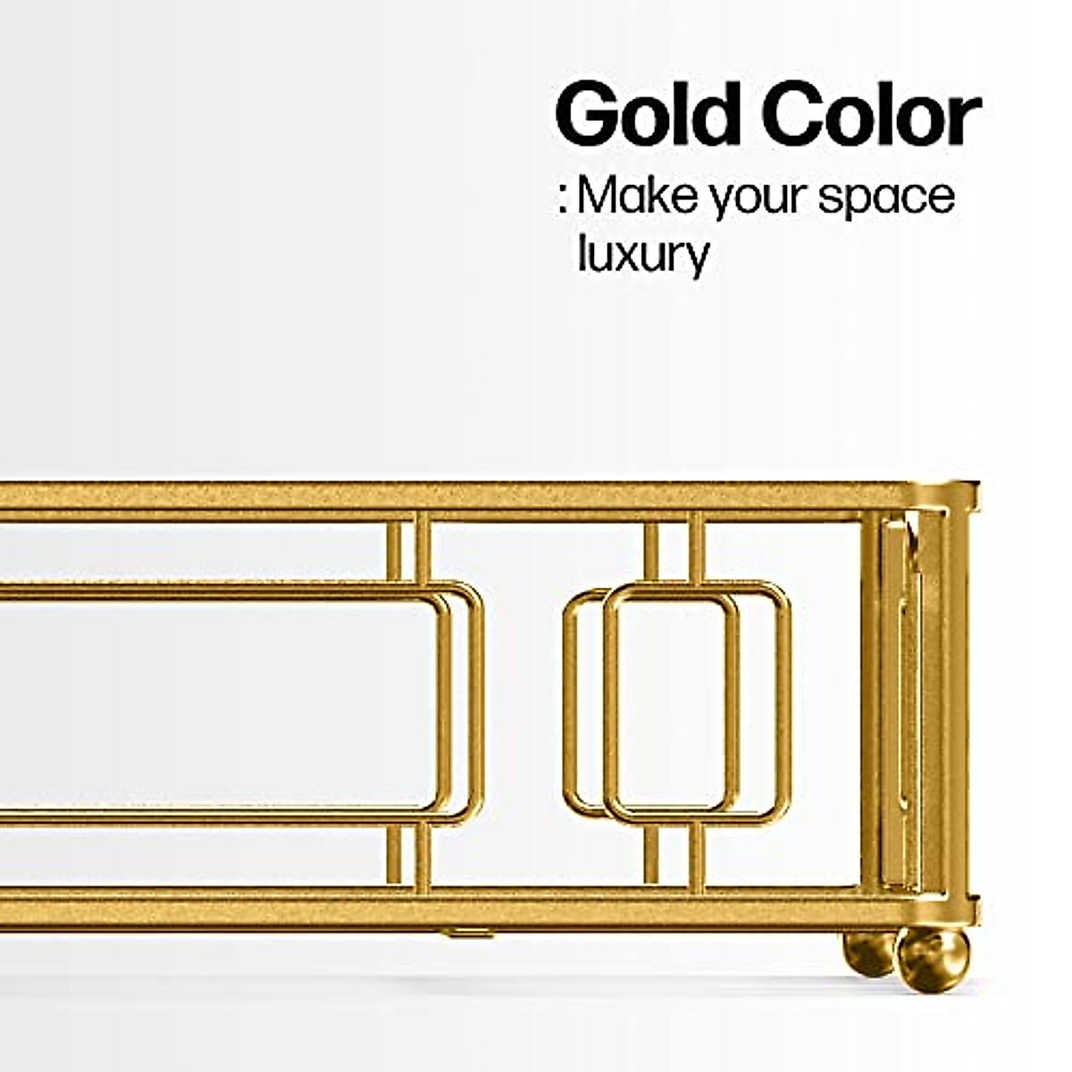 ADDFIT HOUSE Gold Guest Towel Holder Tray for Bathroom - Bathroom Napkin Holder with 2 Free Napkin Rings - Paper Hand Towel Holder - Elegant Disposable Dinner Napkin Holder for Table, Party, Kitchen