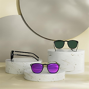 ROCKNIGHT Polarized UV400 Sunglasses Mirrored Purple Sunglasses Women Lady Gifts