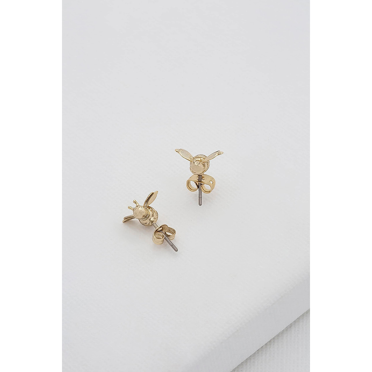 Ted Baker London Beelii Double Bee Stud Earrings for Women - Bumble Bee Jewelry Gifts (Gold Tone)
