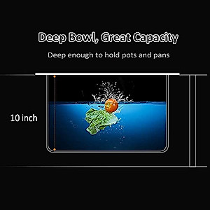 33 Kitchen Sink Drop In - Sarlai 33 x 22 Inch Kitchen Sink Topmount 16 Gauge Stainless Steel Deep Single Bowl Above Counter Kitchen Sinks Basin