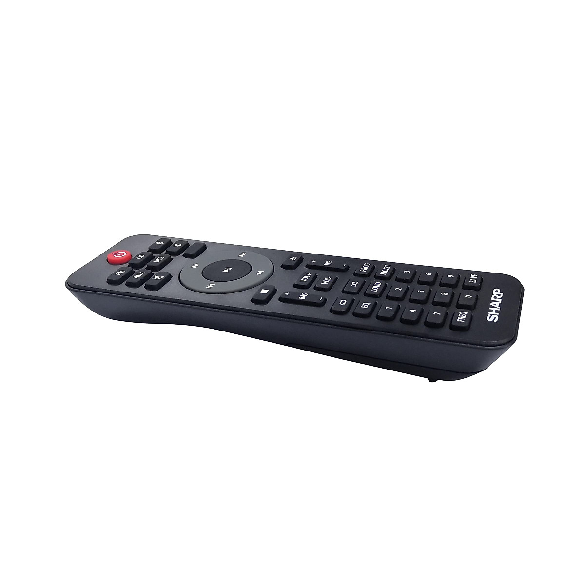 Sharp XL-B512 Micro Component Wireless Bluetooth Audio Streaming & CD Player Wood Speaker System + Remote, USB Port, MP3 Playback, FM Stereo Digital Tuner, Aux Input, Black Oak
