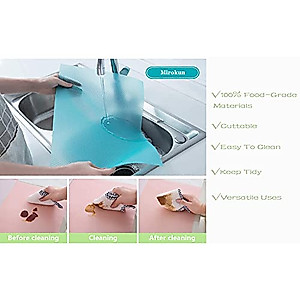 3 Rolls Refrigerator Liners 17.71*59inch, Washable Fridge Mats Shelf Liners Waterproof Fridge Pads Drawer Table Mats Refrigerator Mats for Shelves