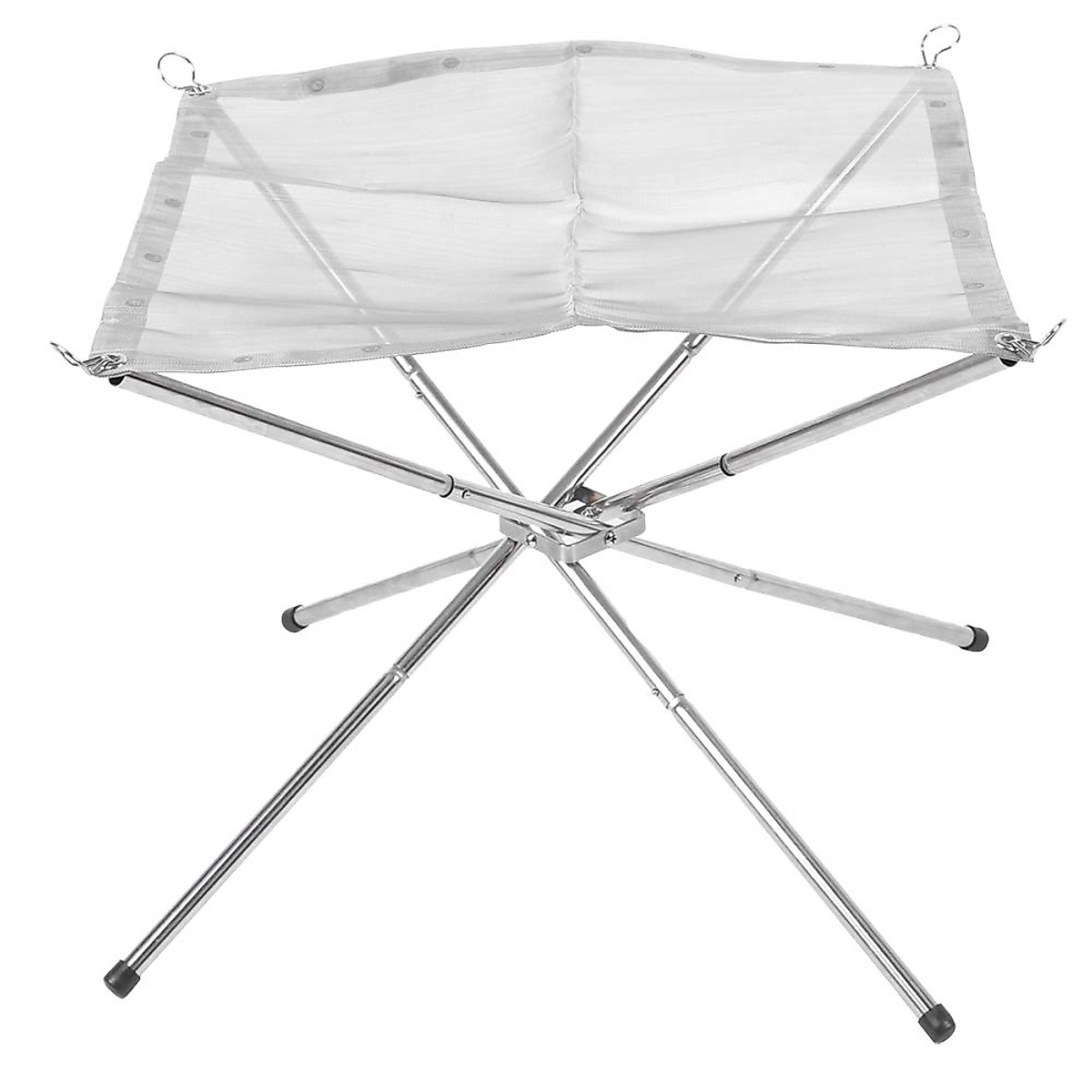 Portable Outdoor Fire Pit Folding Grill, Outdoor Foldable Stainless ...