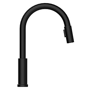 Design House 593848 Eastport II Pull-Down Kitchen Faucet in Matte Black