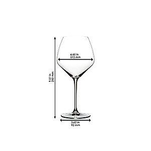 Riedel Heart Wine Glass, 27-1/8-ounce, Clear