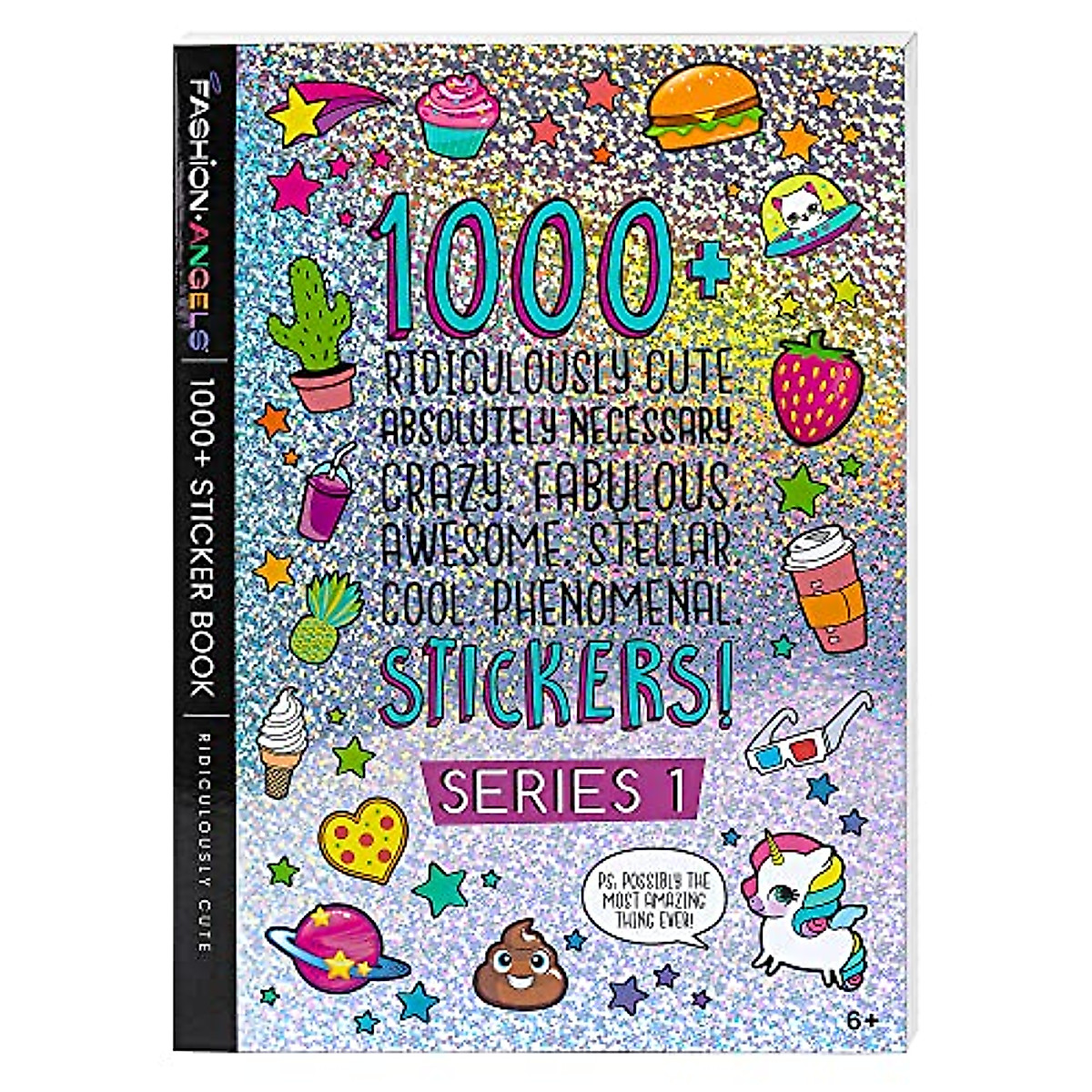 Fashion Angels 1000+ Ridiculously Cute Stickers for Kids - Fun Craft Stickers for Scrapbooks, Planners, Gifts and Rewards, 40-Page Sticker Book for Kids Ages 6+ and Up
