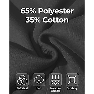 Boladeci Mens Sweatshirt Fleece Pullover Crewneck Sweatshirts No Hood Long Sleeve Shirts Black Sweatshirt Unisex Crewneck Winter Warm Fleece Shirt Men Tops Sweater Size S Small Sudaderas Para Hombre