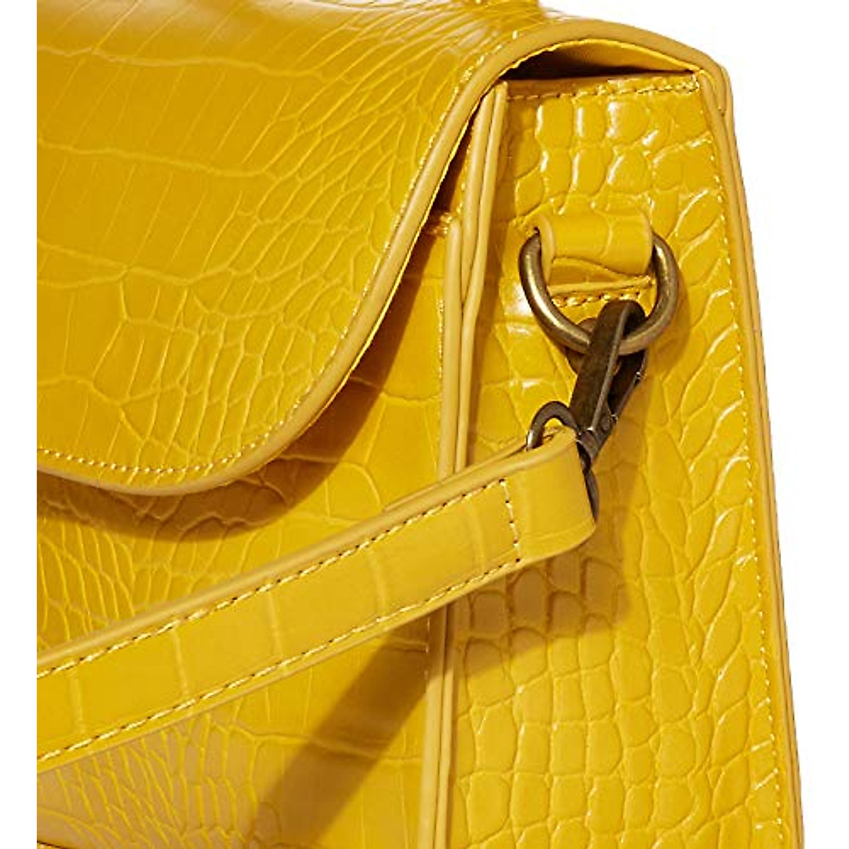 The Drop Women's Diana Top Handle Cross Body Bag Accessory, Sunflower, One Size