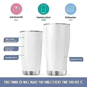 CUBICER Personalized Insulated Coffee Tumblers Hot Cold Drinks Religious Travel Cup With Lid Birthday Gifts For Adults Women Christian Cardinal Stainless Steel Double Wall Tumbler