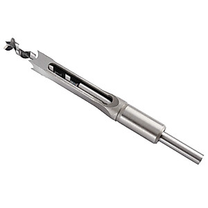 7 pcs Square Hole Mortise Chisel Drill Bit Tools 3/4" 5/8" 9/16" 1/2" 3/8" 5/16" 1/4", HSS Woodworking Hole Saw Mortising Chisel Drill Bit Set