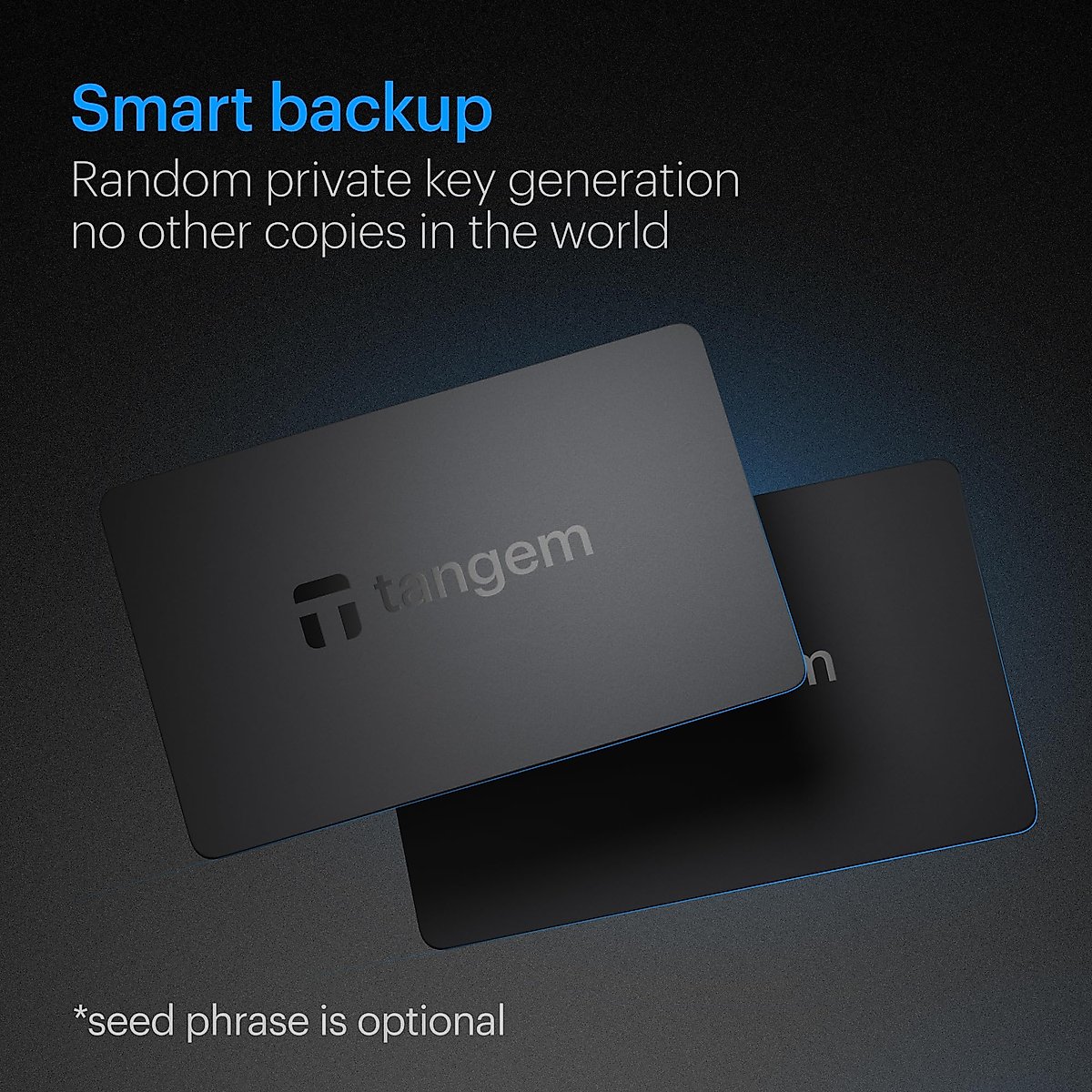 TANGEM Wallet Pack of 3 - Secure Crypto Wallet - Trusted Cold Storage for Bitcoin, Ethereum, NFT's & More Coins - 100% Offline Hardware Wallet