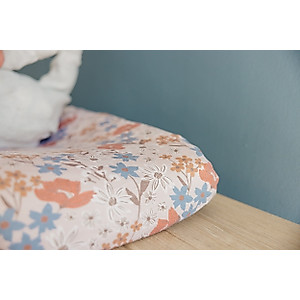 Premium Knit Changing Pad Cover by Copper Pearl: Soft, Stylish, and Universal Fit for All Standard Diaper Changing Pads, Trendy Design Changing Pad Covers, Eden