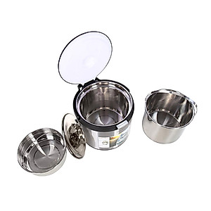 Tayama TXM-70CFZ Energy-Saving Thermal Cooker, 7 quart, Black,