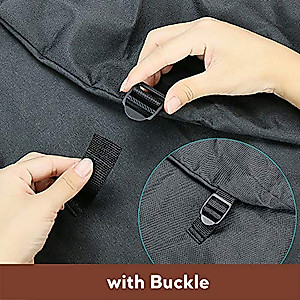 Uniflasy Pellet Grill Cover for Camp Chef Pellet Grills DLX 24", SmokePro DLX, SmokePro 24" PG24 PG24LS PG24S PG24SE PG24LTD Woodwind 24 Pellet Grills 600D Waterproof Anti-UV BBQ Cover