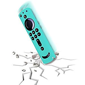 Remote Cover for Fire TV Stick 4K, Silicone Remote case for Fire TV Cube/Fire TV(3rd Gen)/All-New 2nd Gen Alexa Voice Remote Control, Lightweight Anti-Slip Shockproof (4 Pack, Multicolor B)