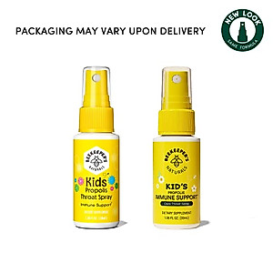 Beekeeper's Naturals Propolis Throat Spray for Kids - 95% Bee Propolis Extract - Natural Immune Support & Sore Throat Relief - Has Antioxidants & Gluten-Free, 1.06 oz (Pack of 2)