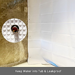 Arayarser Shower Curtain Side Magnets to Keep Curtain Closed to The Wall - 8 Pcs Shower Curtain Splash Guards, Magnetic Shower Curtain Clips for Side of Shower, 8 Pcs, Silver