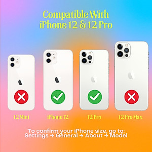 FELONY CASE – iPhone 12/12 Pro Case – Neon Pink Silicone Phone Cover, Liquid Silicone with Anti-Scratch Microfiber Lining, 360° Shockproof Protective Case for Apple iPhone 12 and iPhone 12 Pro