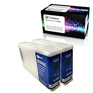 OCProducts Remanufactured Ink Cartridge Replacement 2 Pack for Epson 676XL Black for Workforce Pro WP-4010 WP-4020 WP-4023 WP-4090 WP-4520 WP-4530 WP-4540 WP-4590 (2 Black)