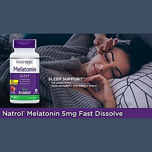Natrol Melatonin 5 mg Fast Dissolve Sleep Support Tablet - 90 per Pack - 2