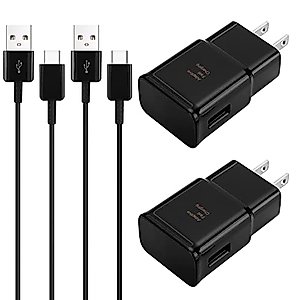 Phone Charger Android,Samsung Charger Fast Charging Type C with USB C Charger Cable 6.6Ft for Samsung Galaxy S23/S22/S21/S20/S10/S10 Plus/S10E/S9/S8/S21Ultra/S22+/S22 Ultra/Note 8/9/10/20,2 Pack