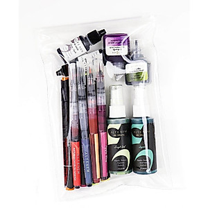 Altenew Medium Plastic Storage Pouches, Luscious, Thick, Zipper Included, Crafter's Organizing Supplies, 25 Count