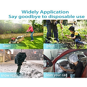 Silicone Shoe Covers, Waterproof Overshoes Reusable Slip Resistant Rain Shoe Cases for Men Women