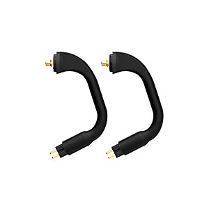 Fostex USA CIEM 2pin Type Optional Short Cable for TM2 True Wireless Stereo Earphones, Black (Pair) (ET-TM2C2P)