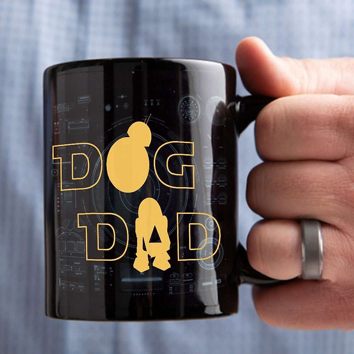 UPCUZTOM Custom Dog Breeds, Quotes For German Sherphed Dog Dad Mug From Daughter Son | Mug Gift For Dad | Father Day Gifts | German Sherphed Dad Mug | Dog Dad Personalized Mug