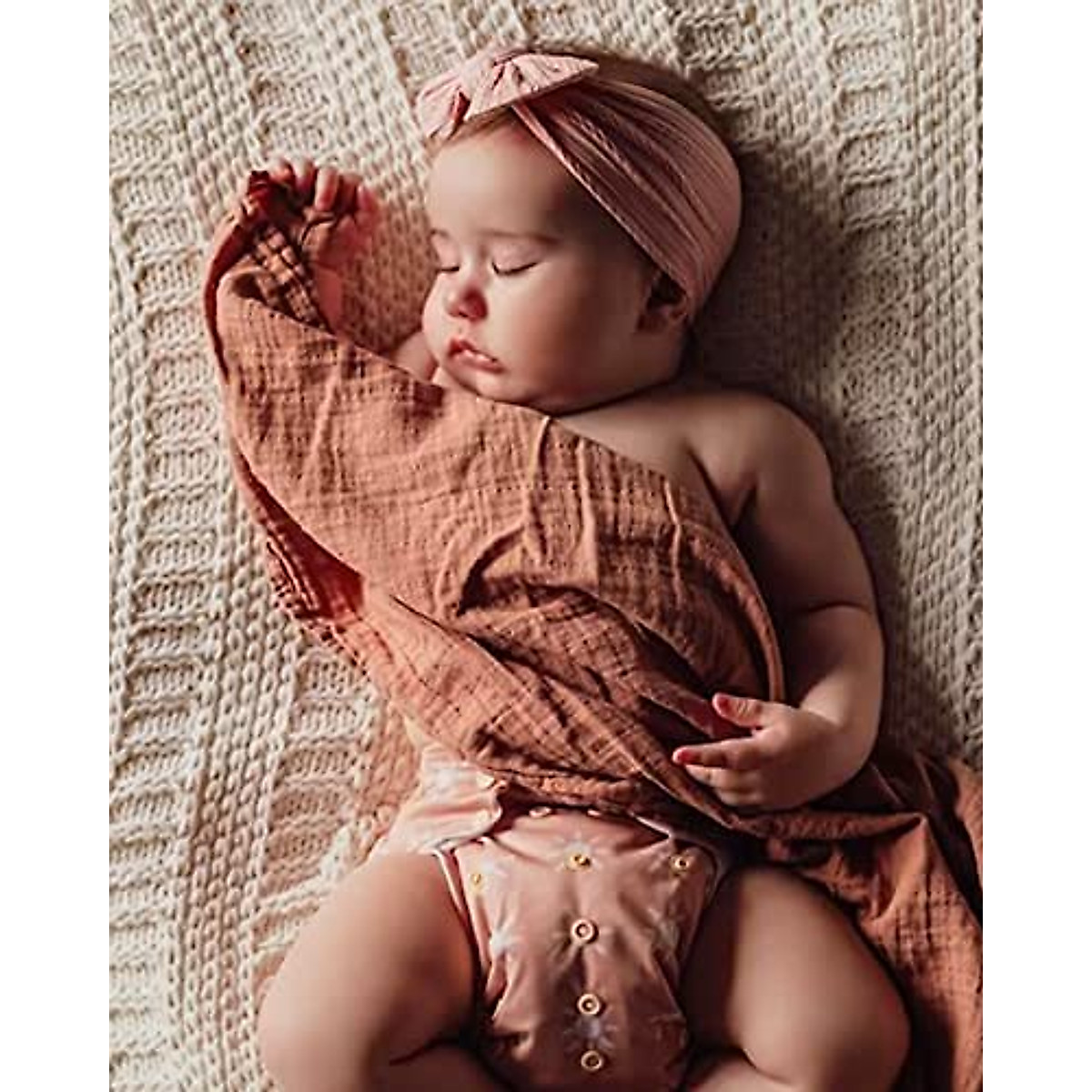 jollybows 18pcs Baby Nylon Headbands Hair Bow Elastics Hairbands Hair Accessories for Baby Girls Newborn Infant Toddlers Kids