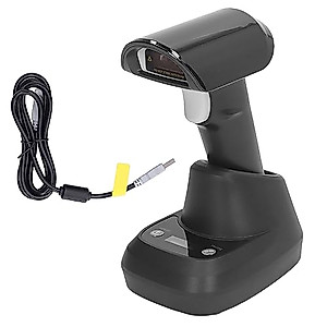 Barcode Scanner WirelessBarcode Scanner with Base High High Accuracy Wide Application Excellent Material for Logistics Bar Code Scanners