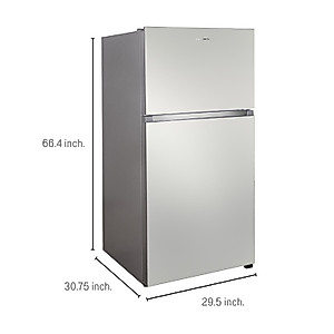 Conserv 30in Apartment Refrigerator 18cf Top Mount w/AUTO ICE Maker E-Star 110V
