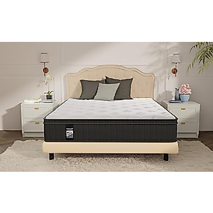 HIMMLINE Full Mattress, 10 Inch Hybrid Mattress, Gel Memory Foam and Pocket Spring Full Bed Mattress in a Box, Medium Feel, Cooler Sleep & Pressure Relief, 54”*75”, 120 Nights Risk-Free Trial