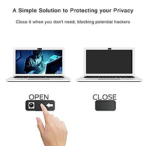 DATD Webcam Cover, Laptop Camera Cover Slide Ultra Thin for Computer, MacBook Pro, MacBook Air, iPad, iMac, iPhone, Protect Webcam Privacy(3 Pack)