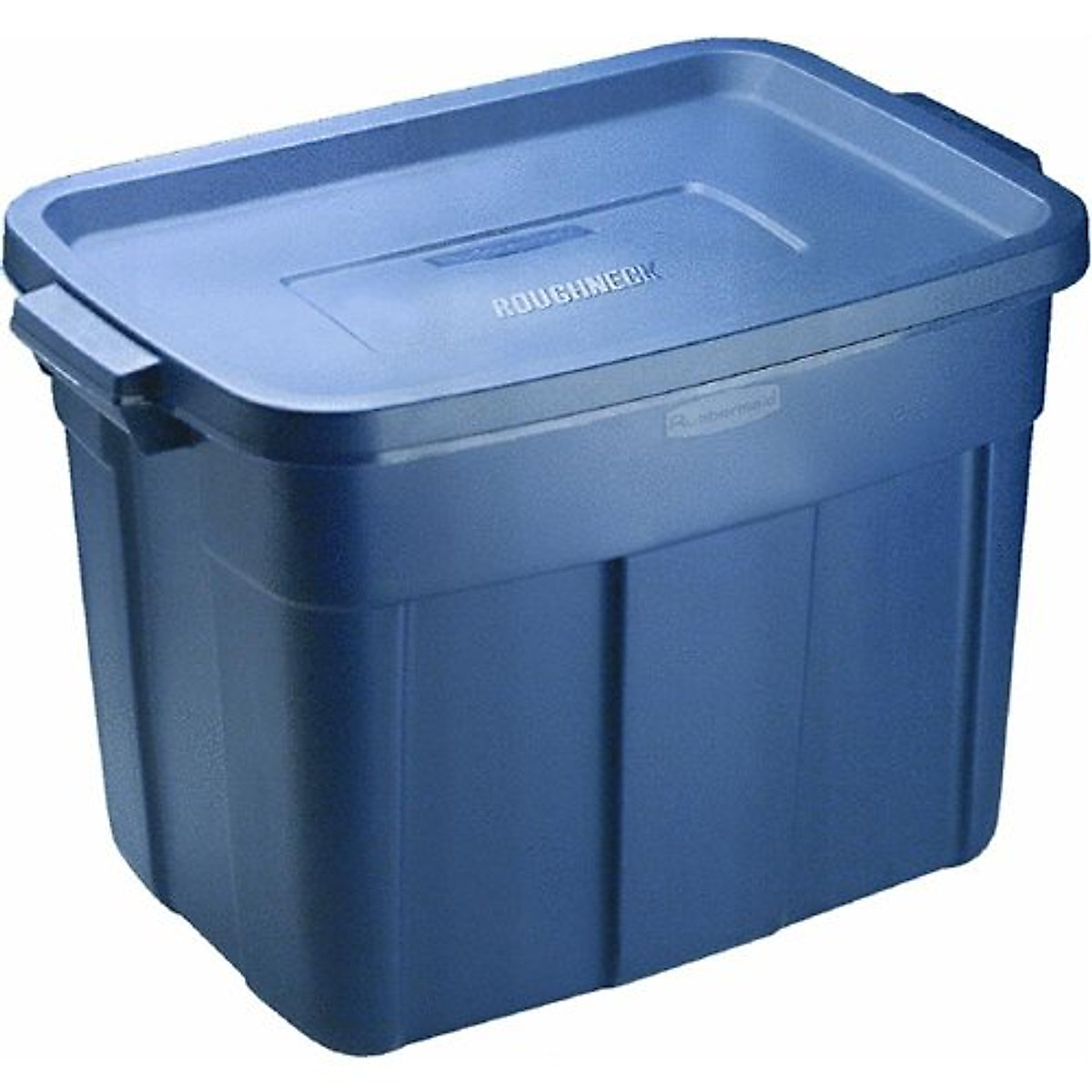 Rubbermaid 2215CPDIMCT Roughneck Storage Box, 18 gal, Dark Indigo Metallic, 12/Carton