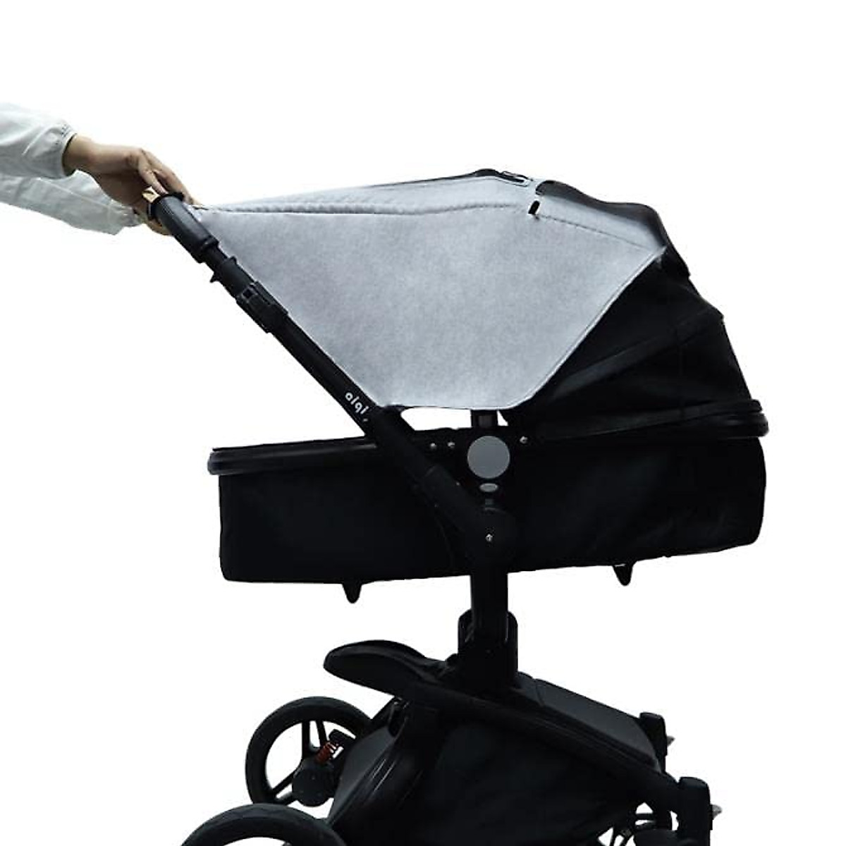 Baby Stroller Sun Shade Canopy Cover Pram Pushchair Buggy Sunshade Sun Cover UV Sleep Sun Shade for Strollers Joggers Viewing Window