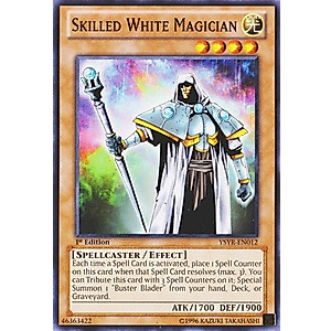 YU-GI-OH! - Skilled White Magician (YSYR-EN012) - Starter Deck: Yugi Reloaded - 1st Edition - Common
