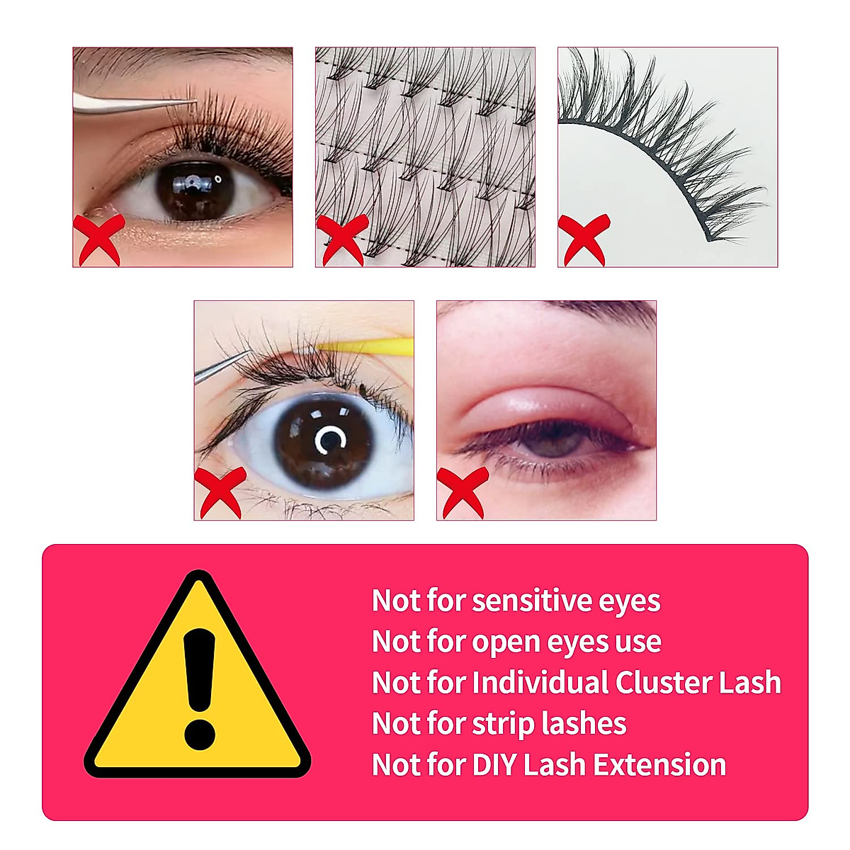 VEYES INC Eyelash Extension Glue - 0.5-1 Sec Drying (0.17fl.oz / 5ml)/Up to 8 Weeks Retention/Black Adhesive for Professional Use Only